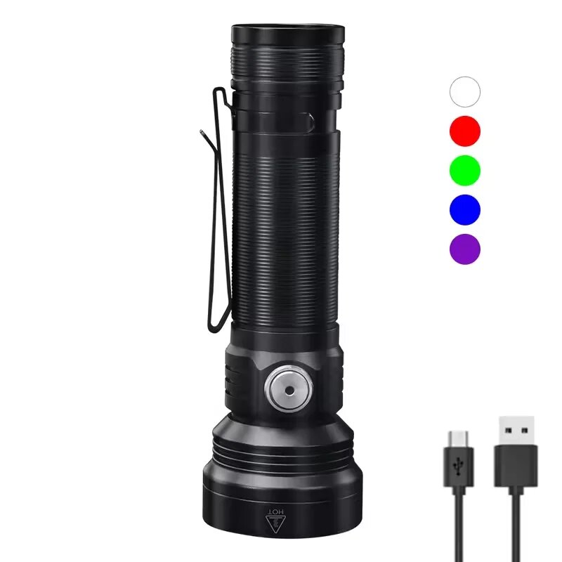 BORUiT ET28 фонарик 5 цветов with battery