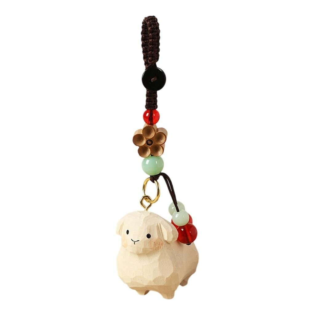 Фигурки ягненка для резьбы по дереву (1шт)-персиковое дерево в стиле цветущей сливы