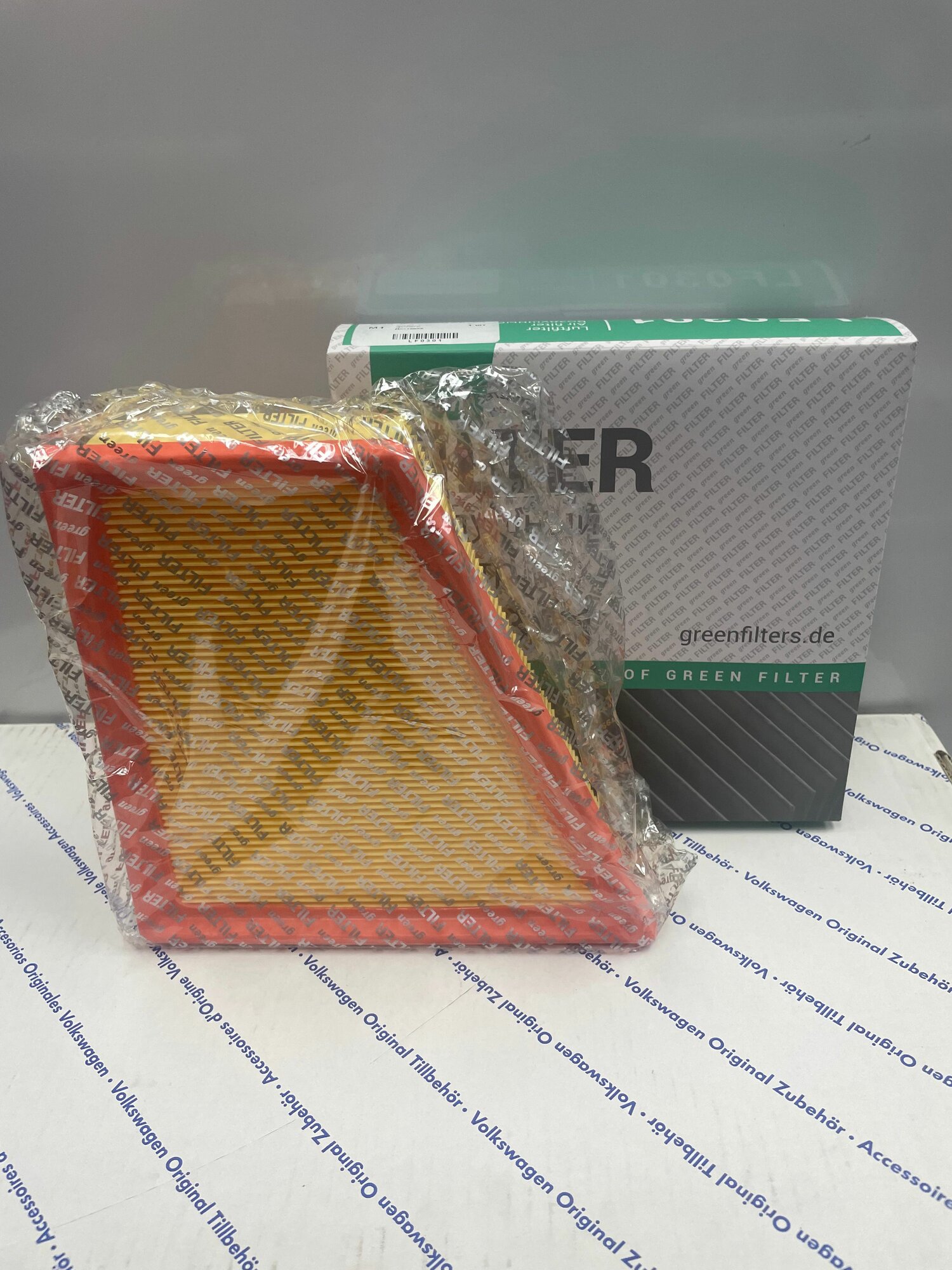 LF0301 Green Filter Фильтр воздушный для SKODA FABIA