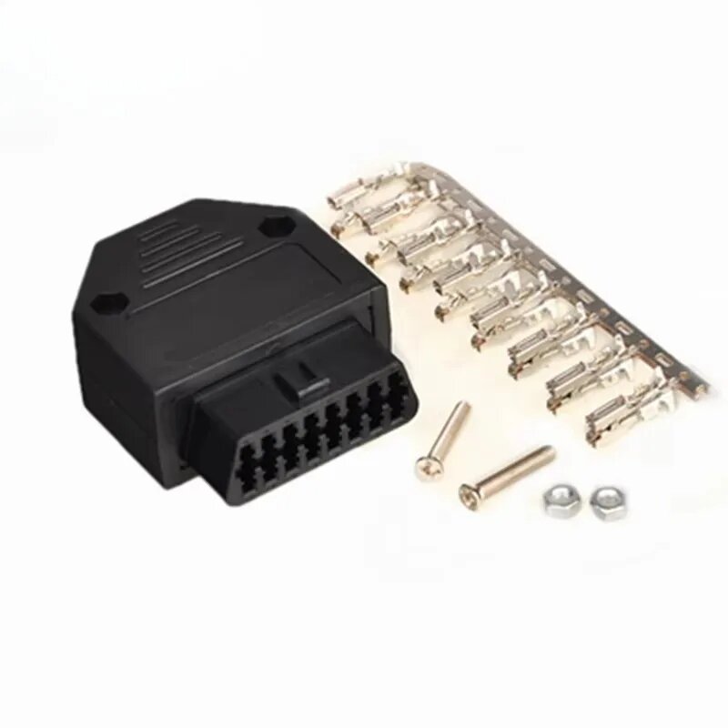 OBD2 OBDII EOBD JOBD ODB ODB2 ODBII EOBD2 OBD11 ODB11 J1962 Разъем-адаптер WiringOBD2 16-контактный разъем