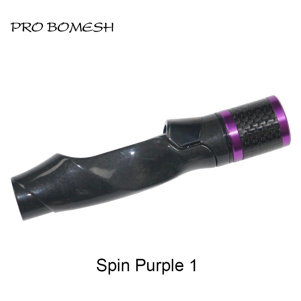 Спиннинговый катушкодержатель Pro Bomesh из углеродного волокна Фиолетовый, Spin Purple Color