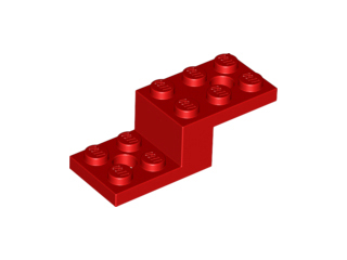 Скоба Lego Скоба Bracket 5 x 2 x 1 1/3 with 2 Holes 11215 Red N