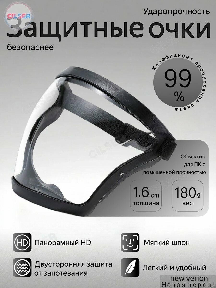 Щиток защитный, цвет: ПрозрачныйA