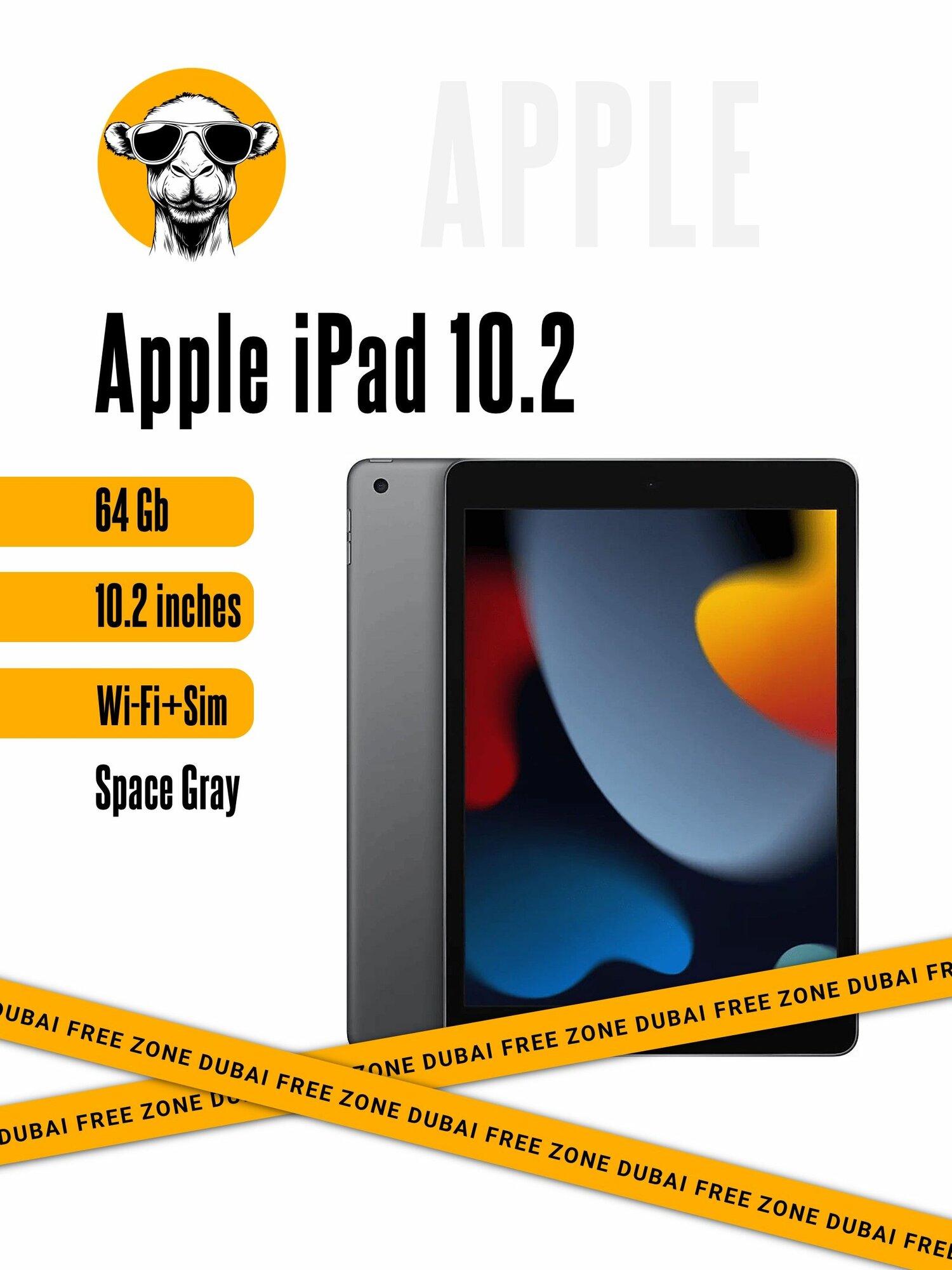 Планшет Apple iPad 10.2" 2021 LTE 64GB Space Gray/Серый