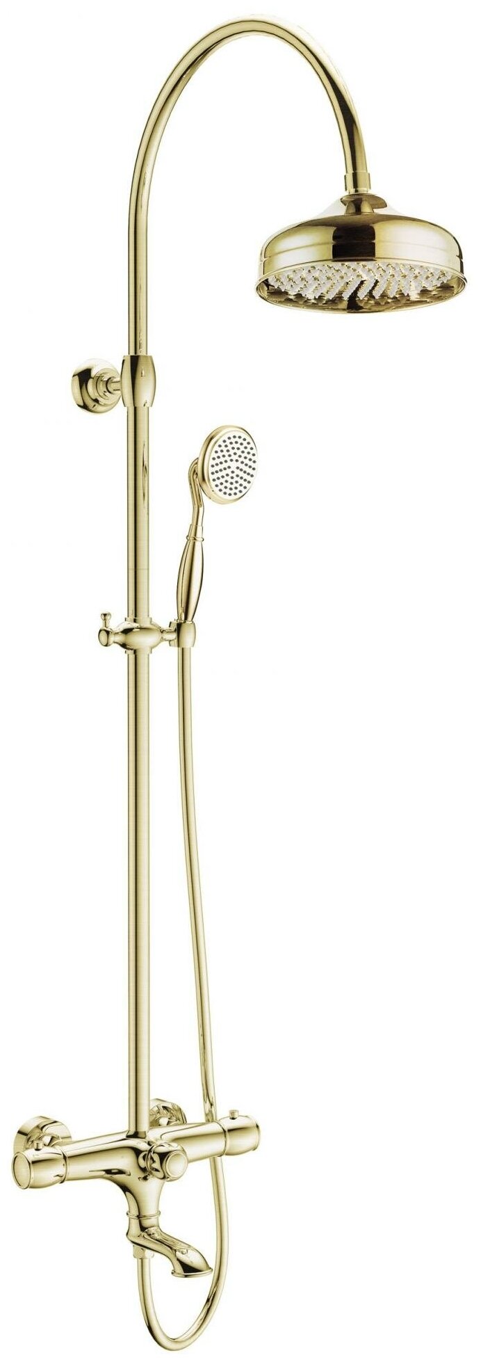 Душевая система KAISER Aria 03182-1 с термостатом и бронзовым покрытием