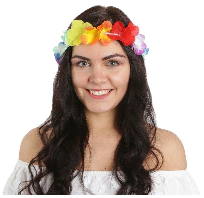 Венок гавайский карнавальный
