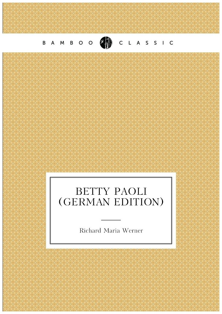 Betty Paoli (German Edition)