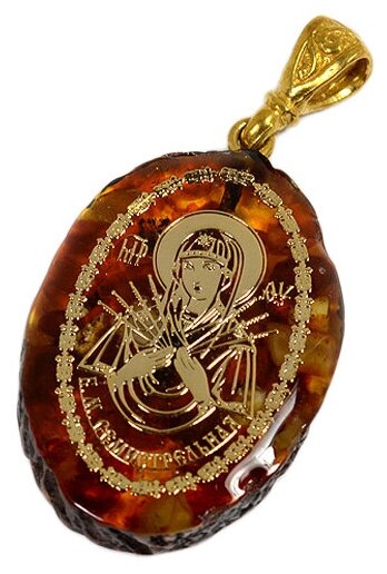 Подвеска, янтарь