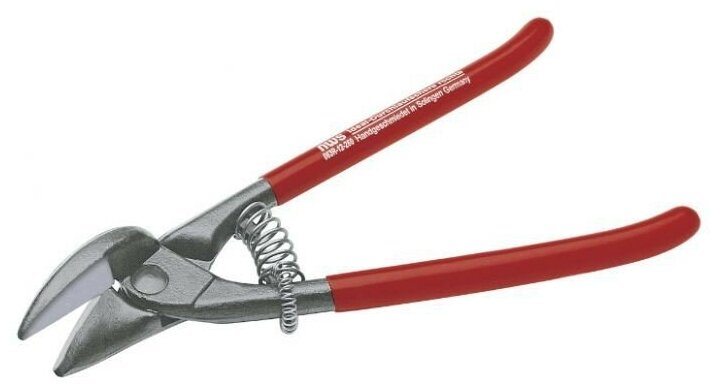 Ножницы по металлу 260 мм для прямого реза NWS "Ideal", 063L-12-260, левосторонние