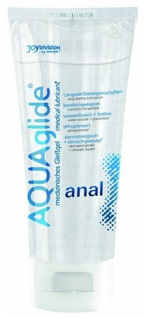 Гель-лубрикант AQUAglide Anal на водной основе - 100 мл.
