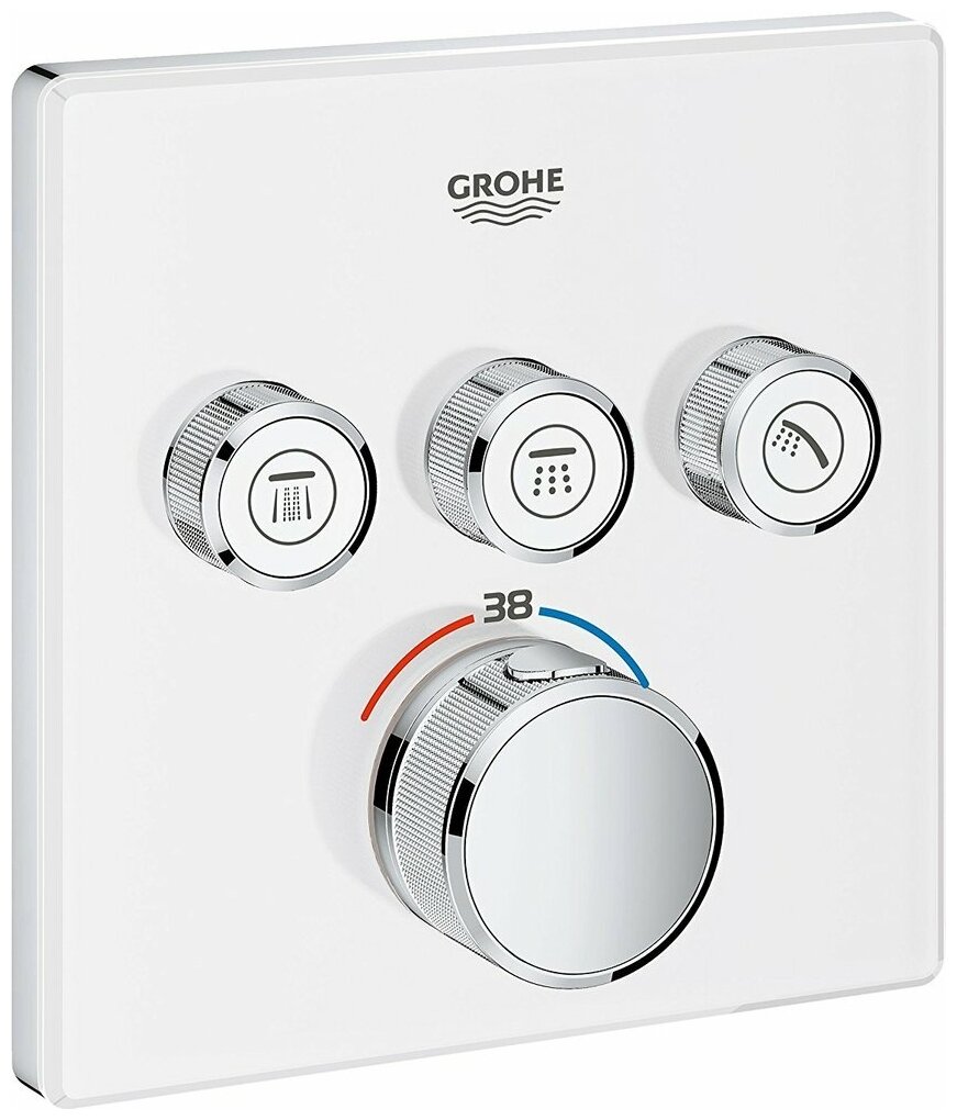 Термостат Grohe Grohtherm SmartControl 29157LS0 для душа, moon white