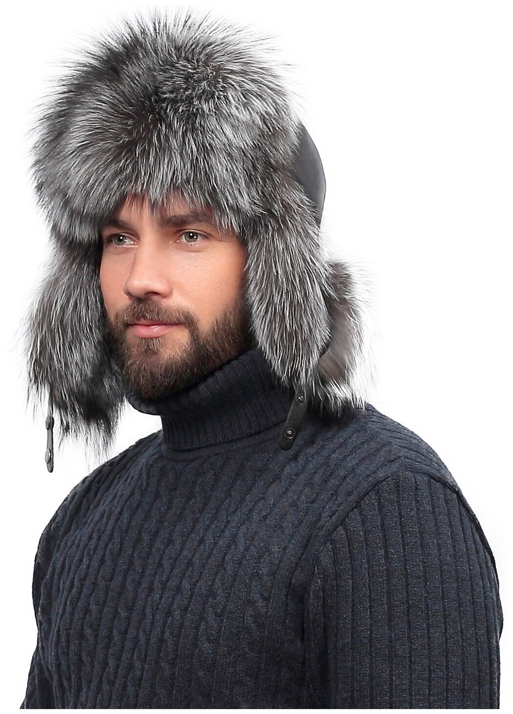 Шапка-ушанка для мужчин