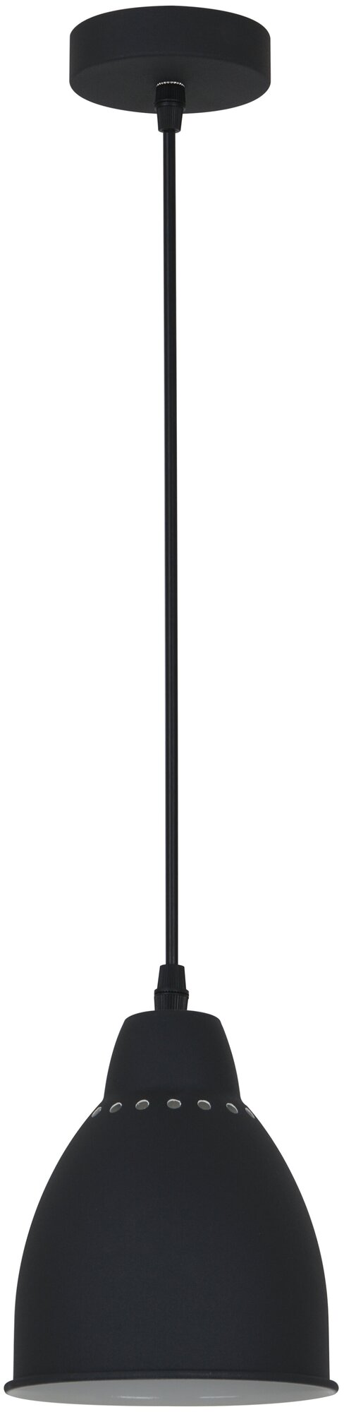 Светильник потолочный Camelion "PL-430S", подвесной, черный, цоколь E27