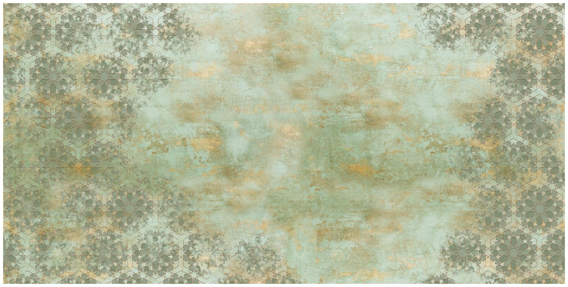 Фотообои Уютная стена "Винтажный восточный фон" 540х270 см Виниловые Бесшовные (единым полотном)