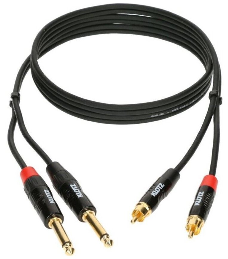 Кабель аудио 2xJack - 2xRCA KLOTZ KT-CJ300 3.0m