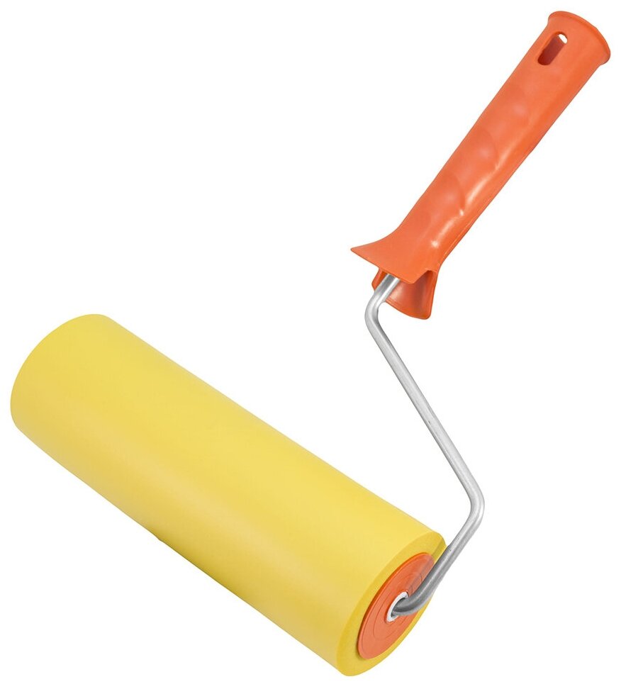 Валик резиновый 240 мм для обоев с рукояткой