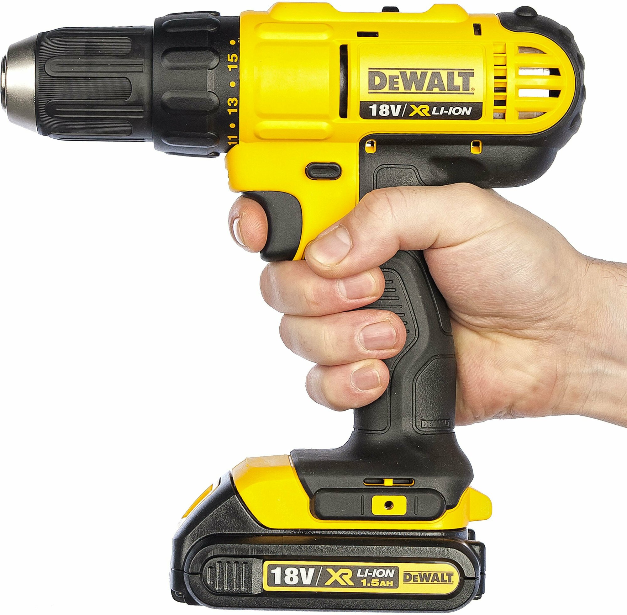 Дрель-шуруповерт, 2 аккумулятора, з/у DEWALT 2.0 Ач DCD771D2
