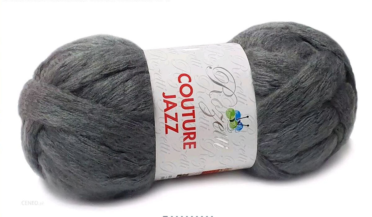Пряжа Rozetti "Couture Jazz" акрил 81%, полиамид 19%, 100гр/15м (240-11 Темно-Серый) 1 упаковка (3 мотка)