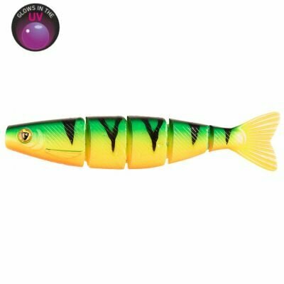 Силиконовая приманка Fox Rage Pro Shad Jointed 5.5"/14cm - UV Firetiger NPS036 (1шт. в уп.)