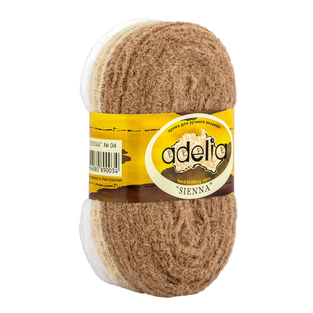 ADELIA SIENNA пряжа 100% нейлон, 100 г 20 м вязания и трикотажа прочная и эластичная нить цвет №07 св. фиолетовый-малиновый-т. фиолетовый (1шт)