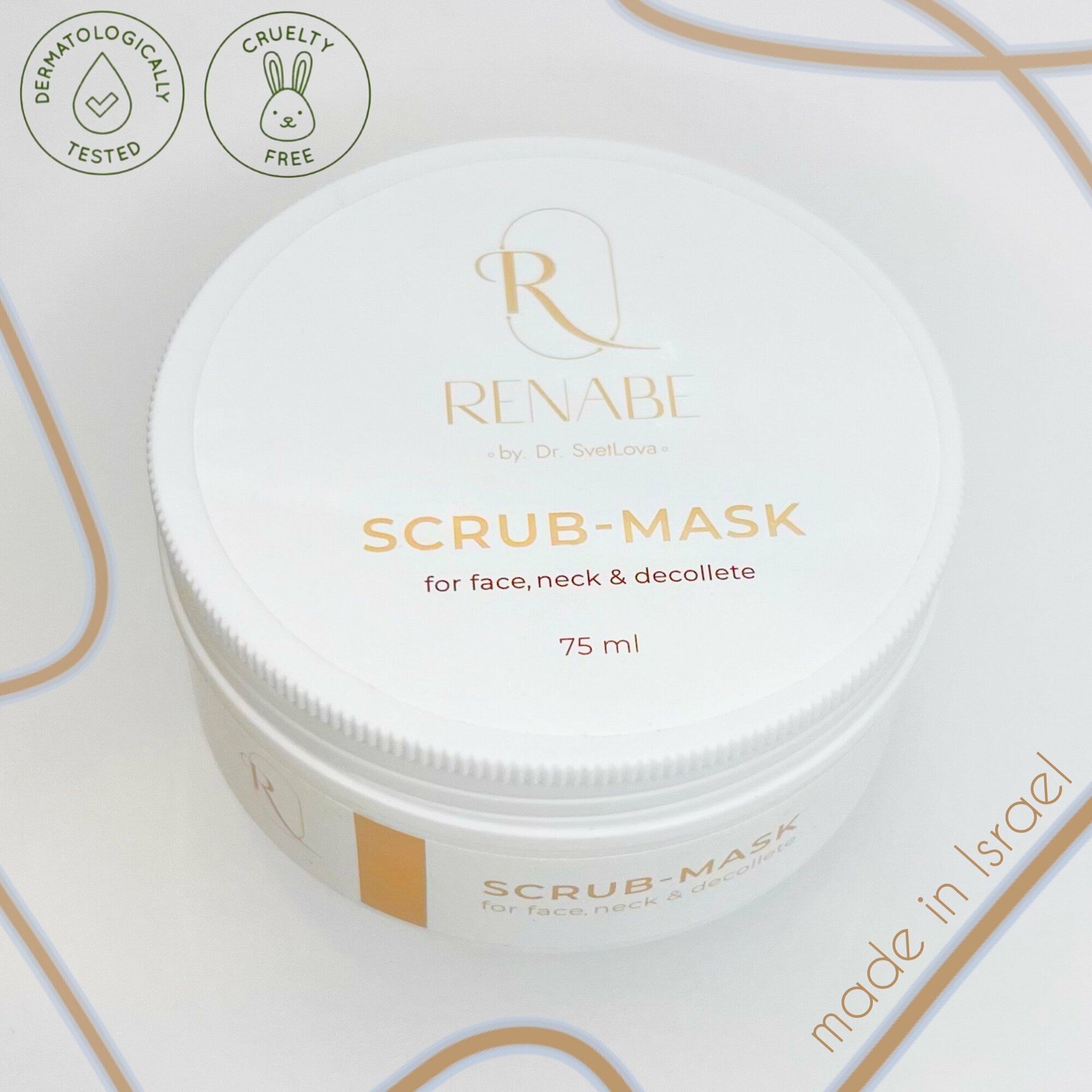 Маска-скраб для лица, шеи и декольте RENABE