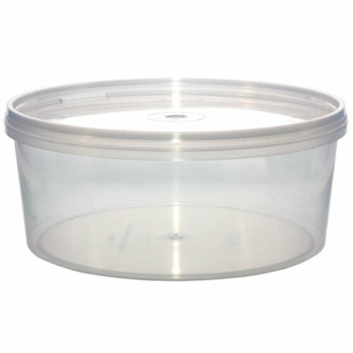 Контейнер 750мл круглый Курган-Пак, ПП с крышкой (1 шт/упак, 160 шт/кор)
