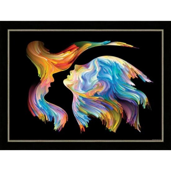 Картина Декарт в раме 61х81 8Л2734