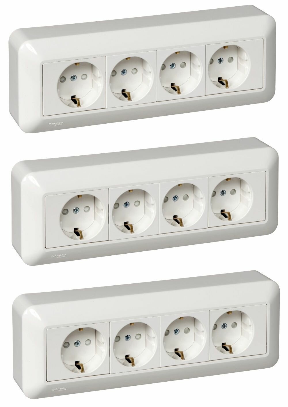 RA16-411M-B Schneider Electric Прима - 4-я розетка - 3 штуки