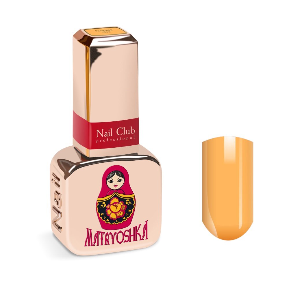 Nail Club professional Гель-лак коллекция Matryoshka, оттенок 1902 Glafira Глафира, 13 мл.