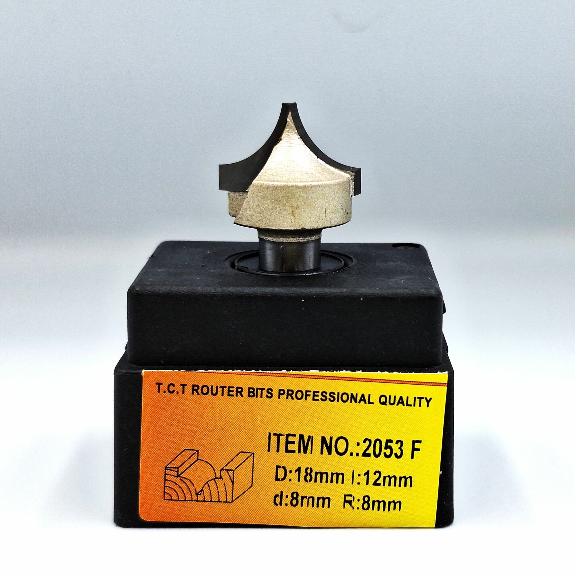 Фреза Globus 2053F R8 S8 Пазовая фасонная