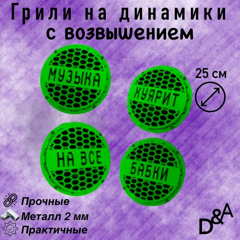 Грили для динамиков "На все бабки СВ" 25 см