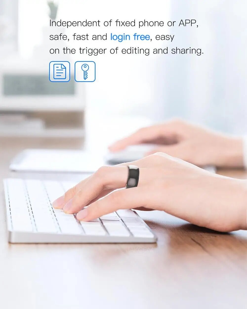 Новое Smart Ring NFC Wear Jakcom R4 Новая технология Magic Finger Smart NFC Ring для мобильного телефона IOS Android Windows NFC — фото 1