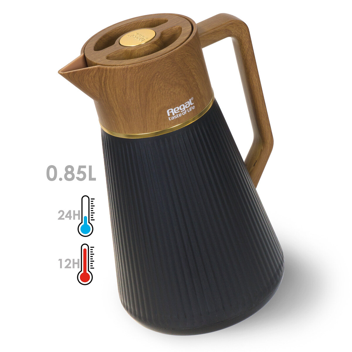 Кувшин-термос Regal c вакуумной стеклянной колбой RGP20Q-10, GC-007