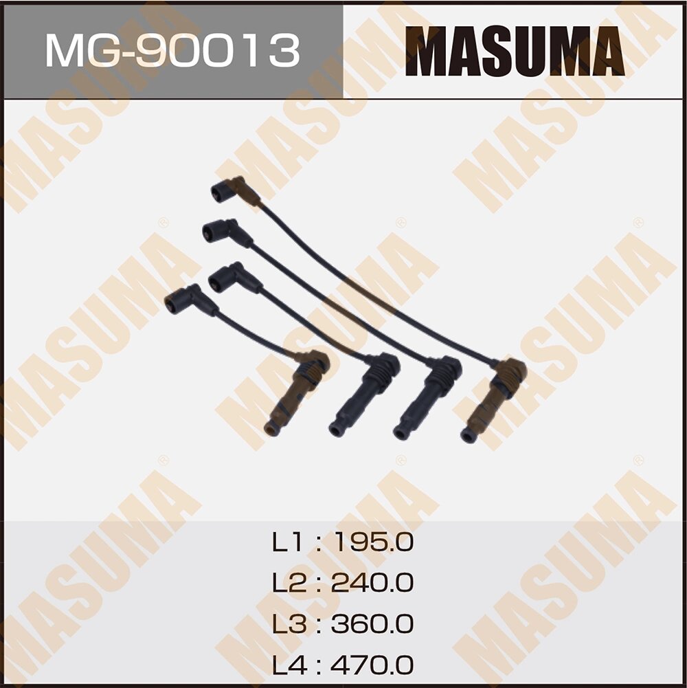 Провода высоковольтные (комплект) CHEVROLET CAPTIVA MASUMA MG-90013 Masuma арт. MG-90013