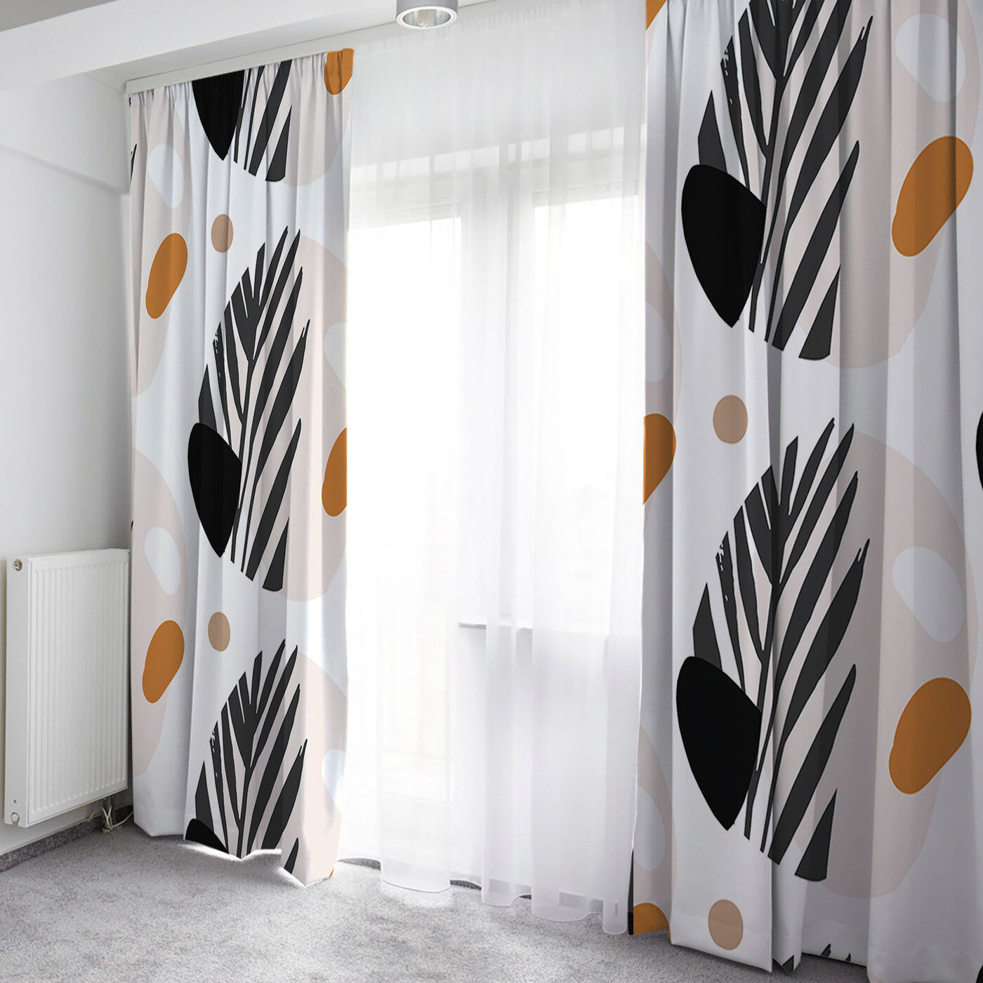 Шторы (фотошторы) из габардина, 290х220 см, Good Room
