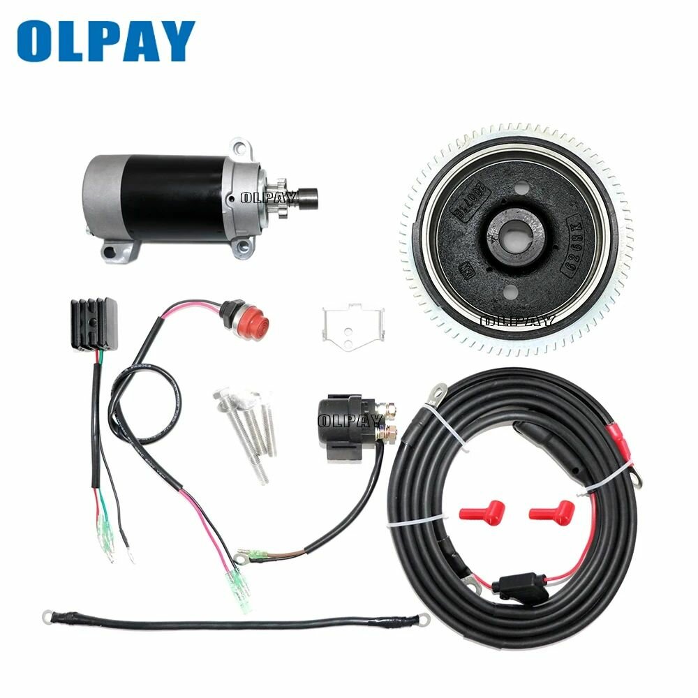 Электрический стартовый комплект для YAMAHA F20 4-тактный 20л. с