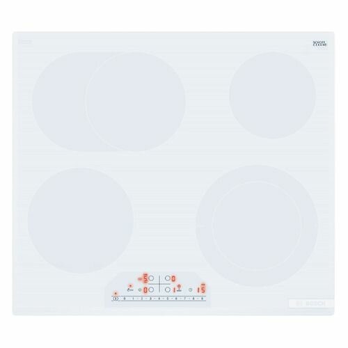 Электрическая варочная панель Bosch Serie 6 PKN652FP2E, Hi-Light, независимая, белый