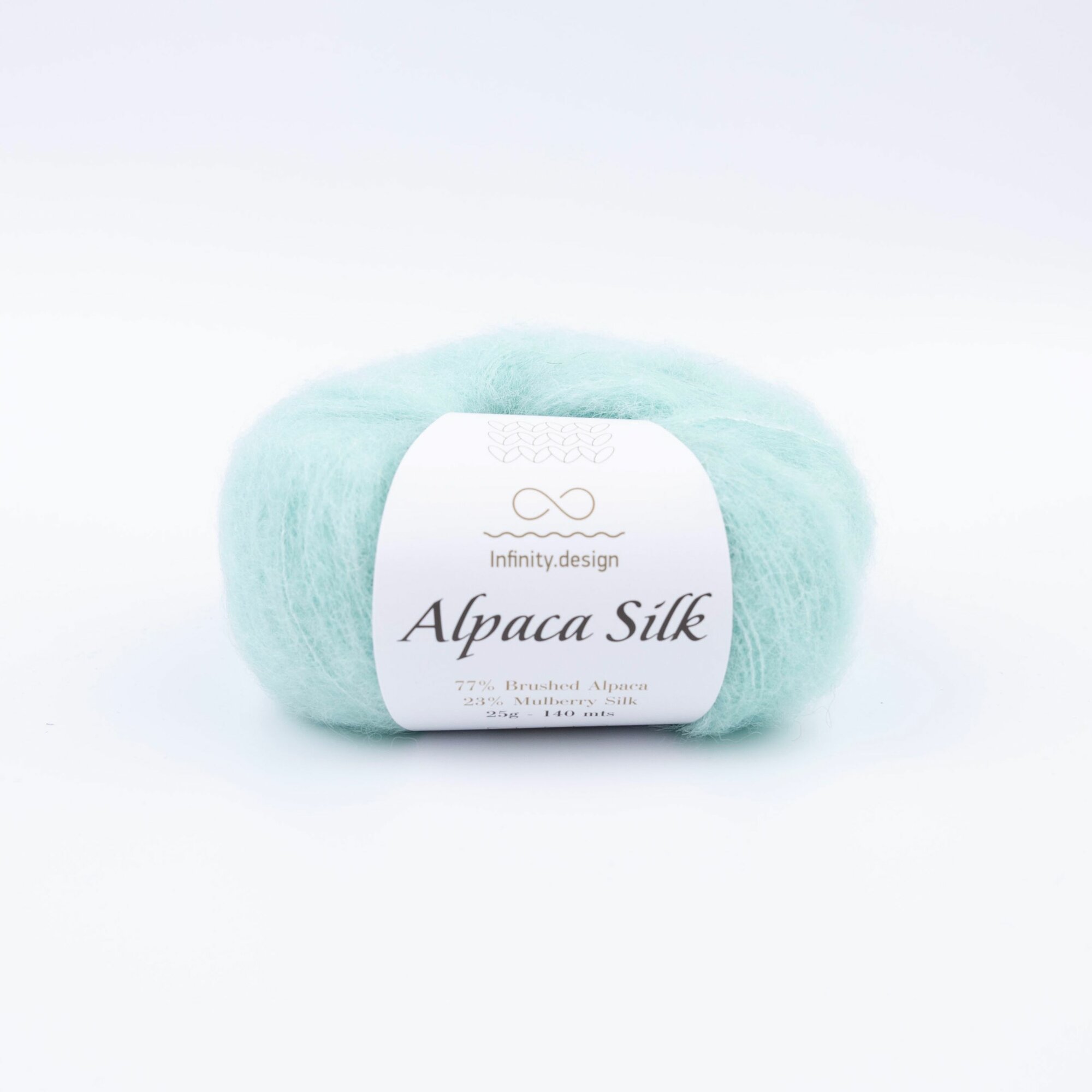 Пряжа INFINITY Alpaca Silk 7212 (1 моток), 77% альпака, 23% шелк, 25г, 140м