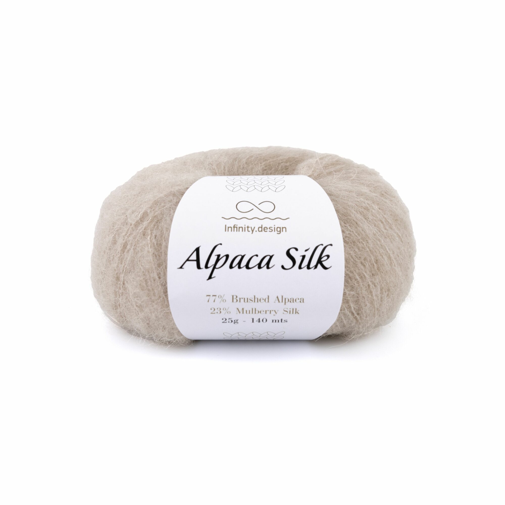 Пряжа INFINITY Alpaca Silk 2521 (3 мотка), 77% альпака, 23% шелк, 25г, 140м
