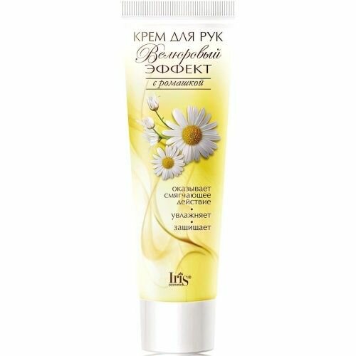 Iris cosmetic Крем для рук, Велюровый эффект, Облепиха, омолаживающий, 100 мл