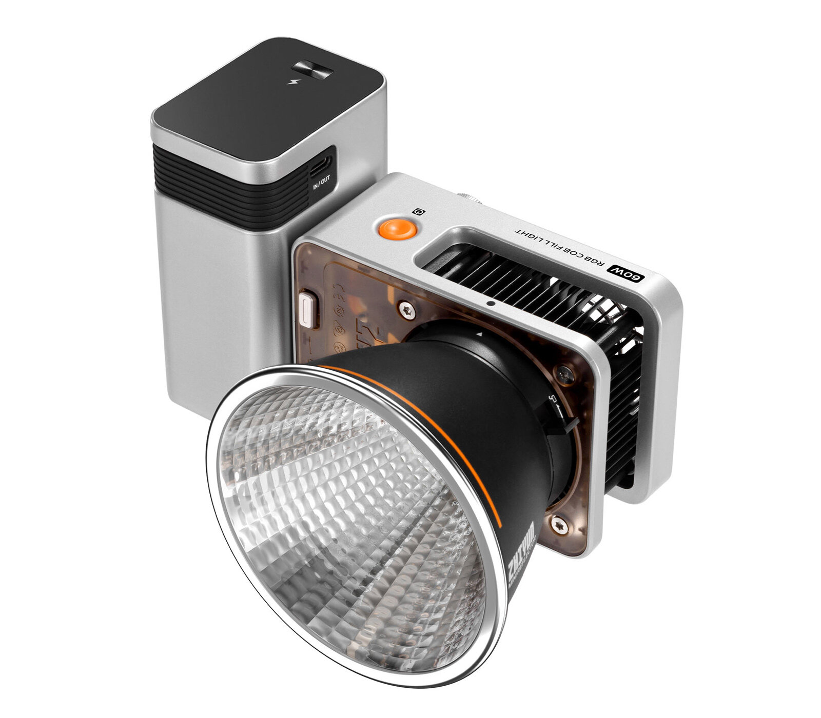 Осветитель Zhiyun Molus X60RGB COB Light PLX104 Combo, 2700-6500К, 60 Вт, питание от USB/сети/аккумулятора