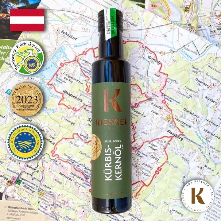 Штирийское нерафинированное тыквенное масло Kiesner, фермерское 0.25л