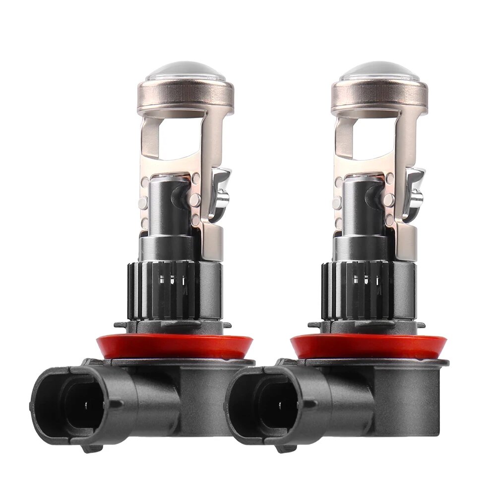 Светодиодные линзы H11, H8, H9, H7, мини-проектор 1:1, 9005, HB3, 9006, HB4, автомобильные фары, Лампы Canbus, светодиодные линзы проектора для Авто/мотоцикла, 12 В