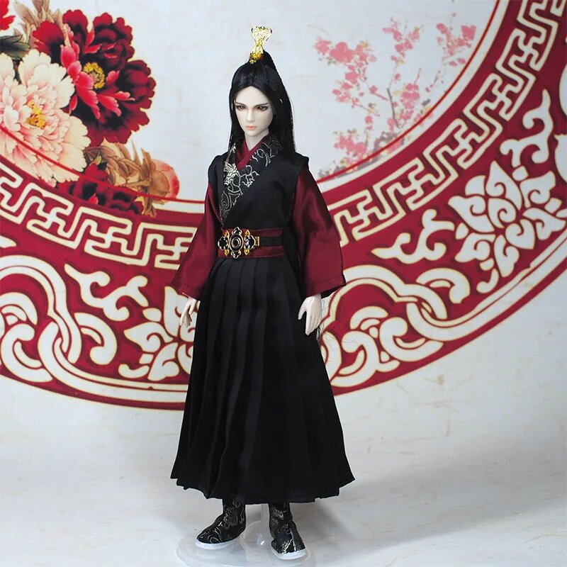 Кукла BJD, мужская, черный китайский костюм, NO.9, only clothes (C)