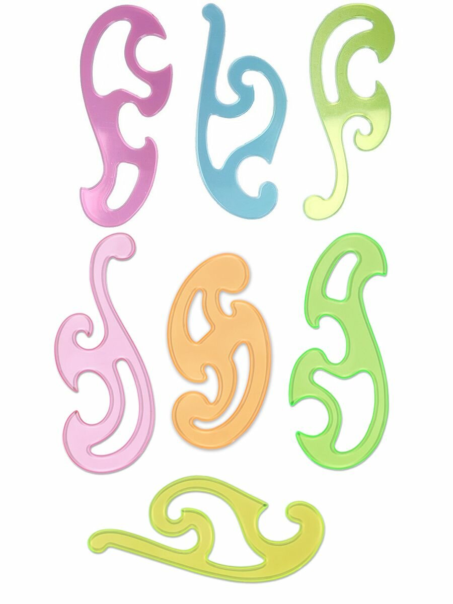 Набор лекал 7 шт