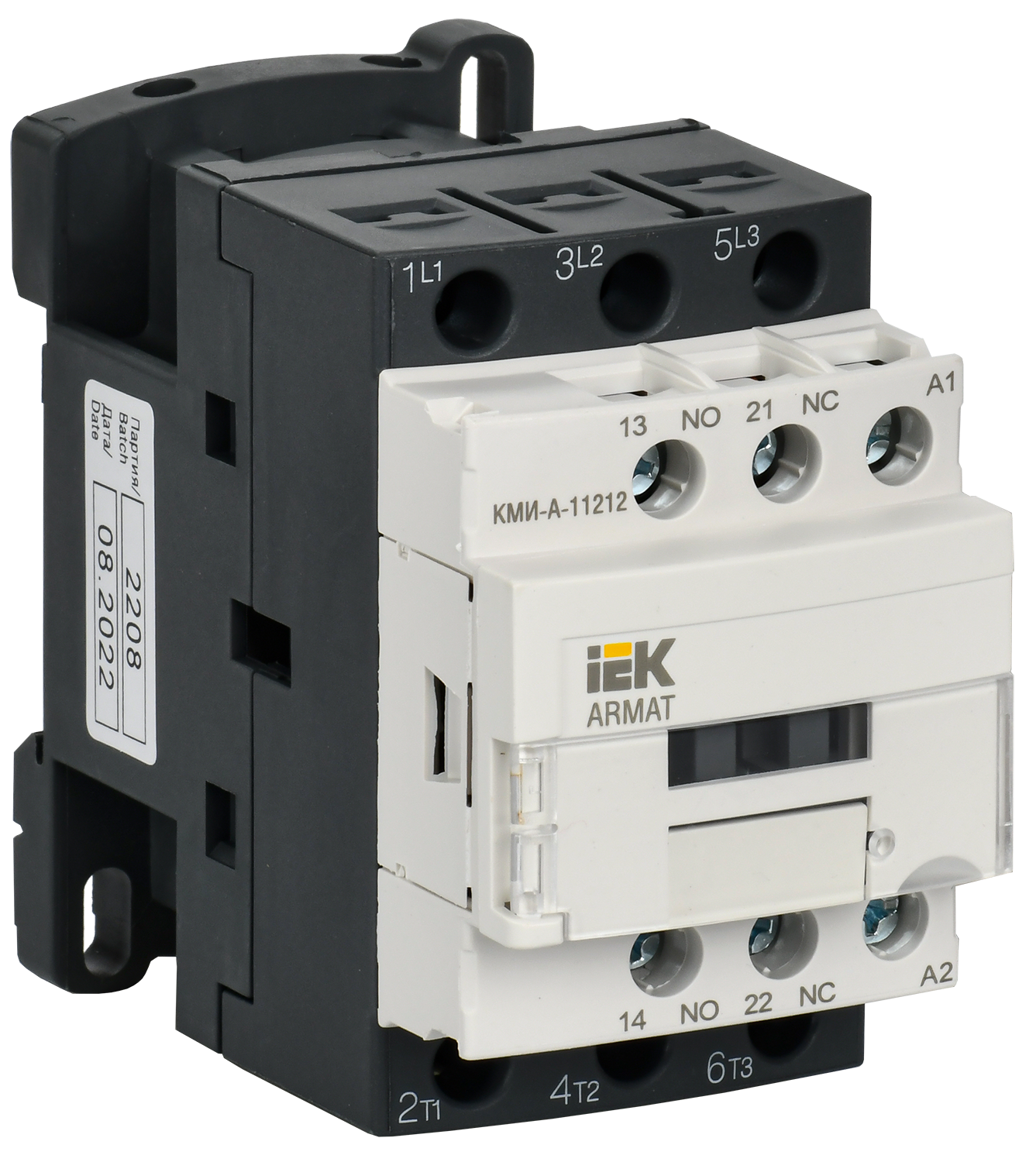 Контактор КМИ-А-11212 LC1D 12А кат. 230В AC 1НО+1НЗ AC-3 IEK AR-ACC-11-012-230-11