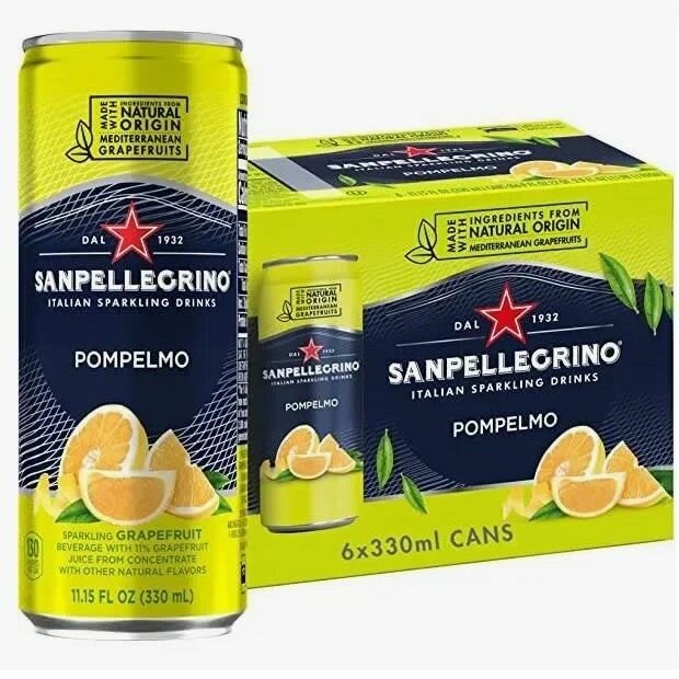 Sanpellegrino Pompelmo, 0,33л*6шт