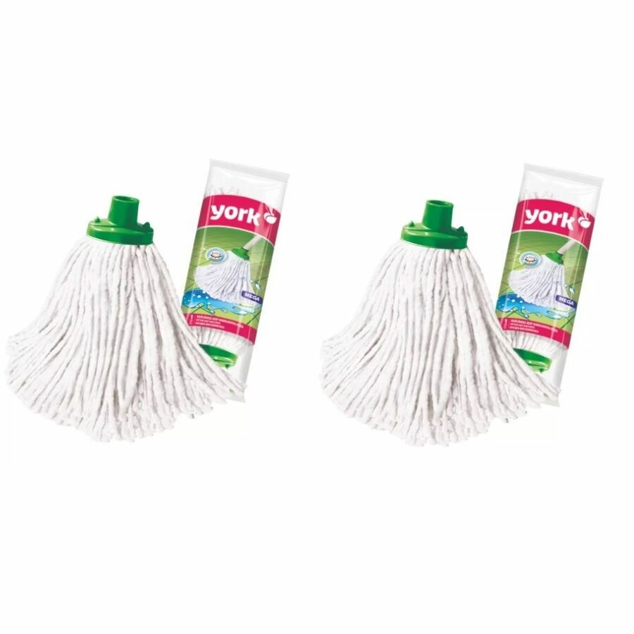 York Насадка на швабру, Mega, нижняя часть, 2 уп.
