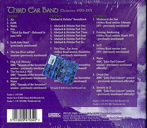 Диск THIRD EAR BAND - Elements 1970-1971 (3 CD) — фото 1