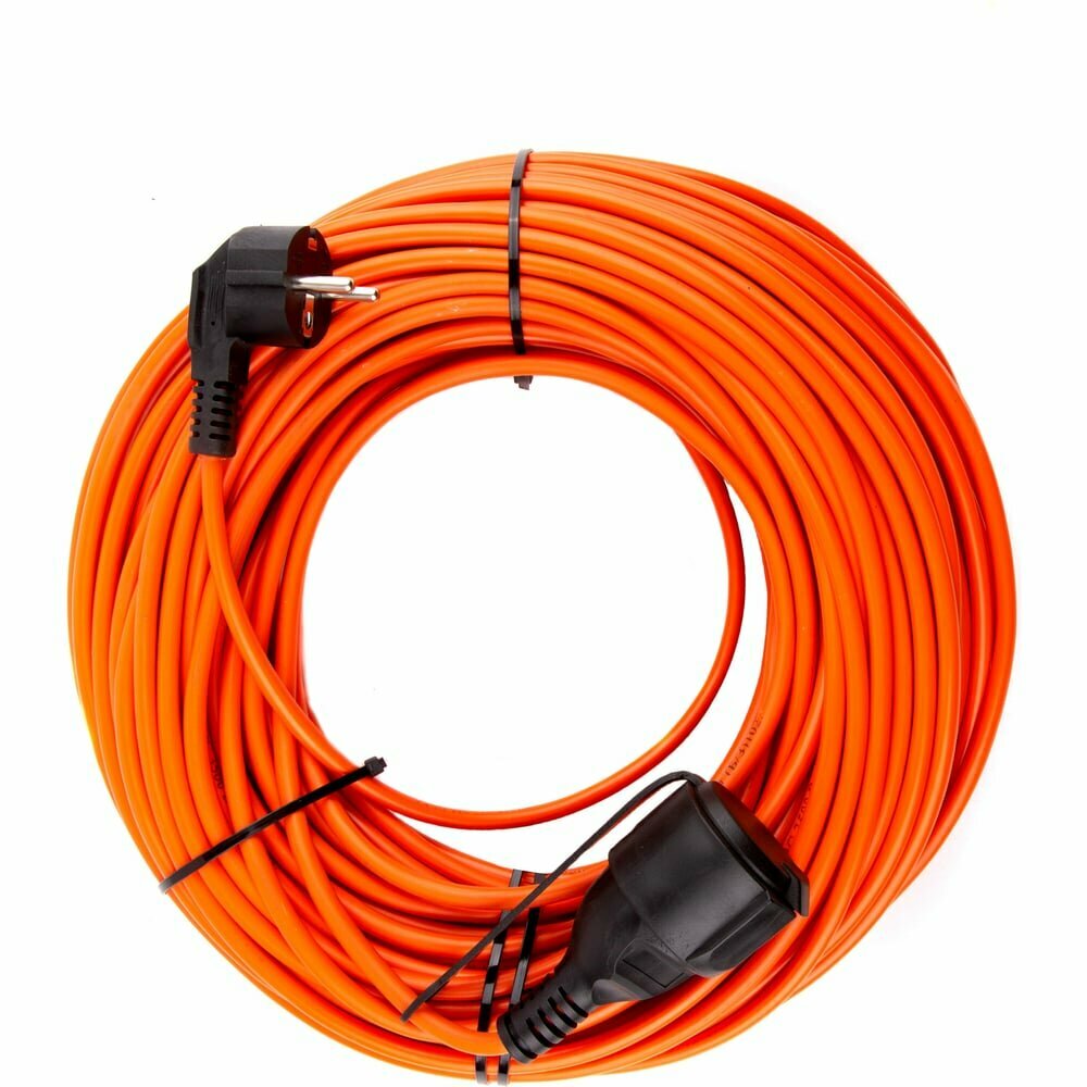 Силовой удлинитель атлант ПВС 3x2.5 50 м Атом 40145, Медные токопроводящие жилы